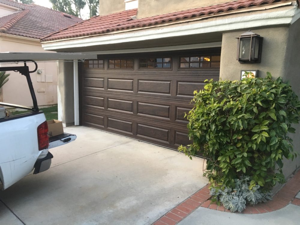 CHI Walnut, Color Garage Door Installed In Irvine - CityScape Garage Doors